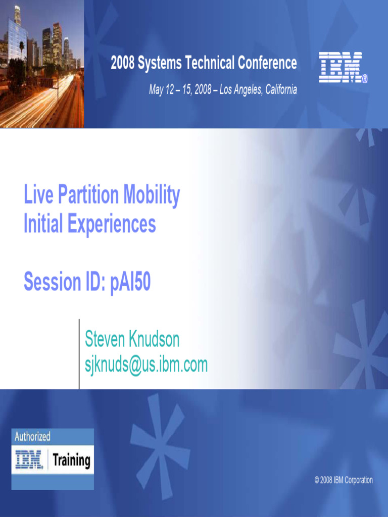 Live Partition Mobility Overview and Guide | PDF | Computer Science ...