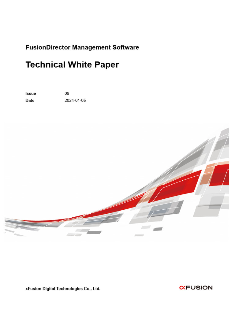 FusionDirector Intelligent Management Software Technical White Paper ...