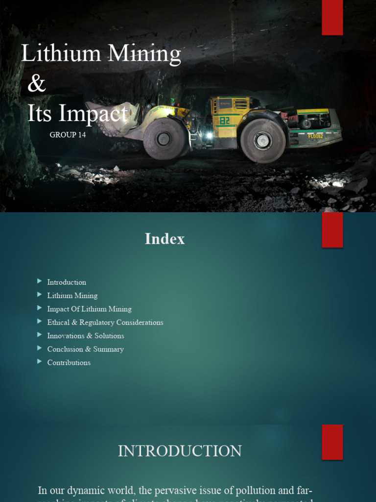 Lithium Mining & Its Impact | PDF | Electric Vehicle | Mining