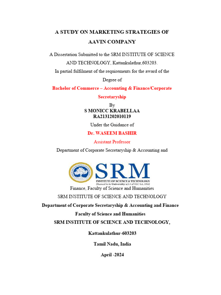 Project pg1-8 | PDF | Thesis | Business Economics