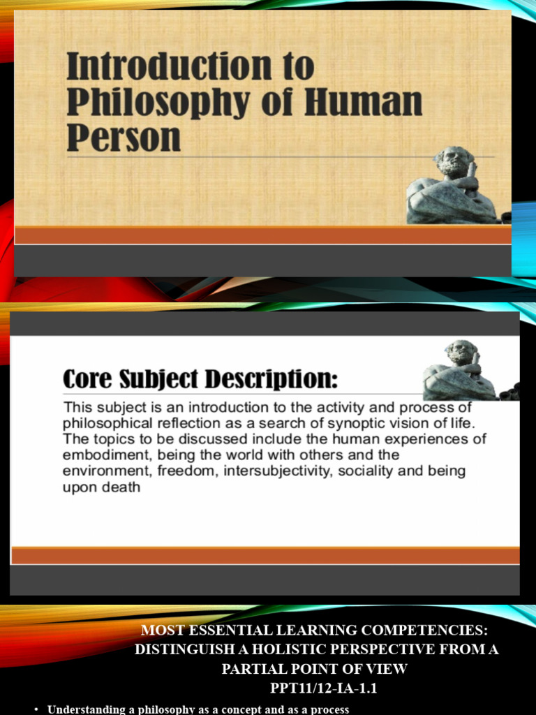 Intro To Philo Week 1 | PDF | Liberal Arts Education