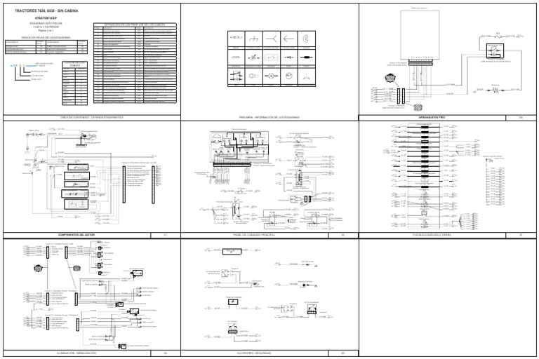 Esquema Electrico NH 8030 | PDF | Relé | Componentes eléctricos