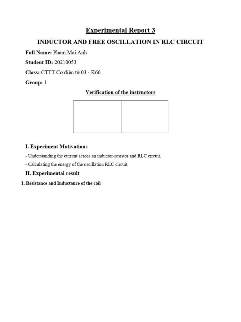 Experiment 3 | Download Free PDF | Inductor | Inductance