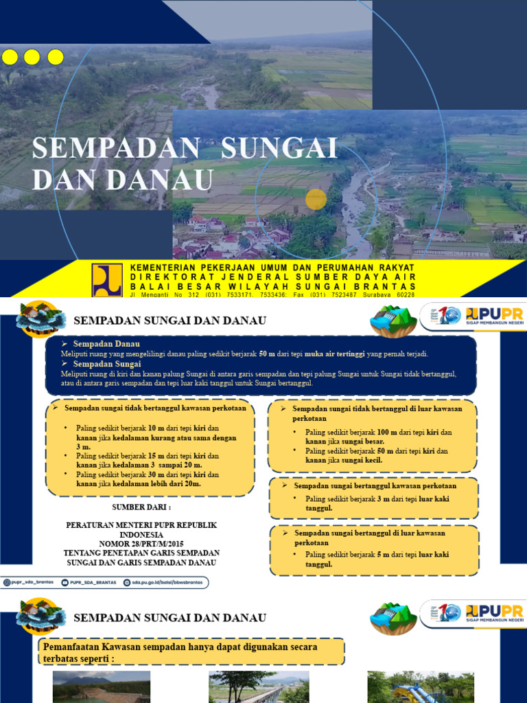 Sempadan Sungai Dan Danau | PDF