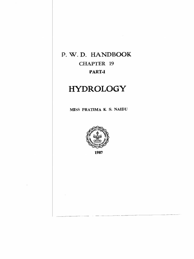 PWD Handbook CH 19 Hydrology Theisson's Method | PDF | Linear ...