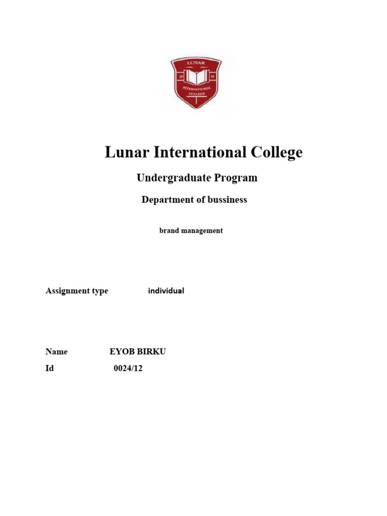 Brand Management Pdf Brand Target Audience