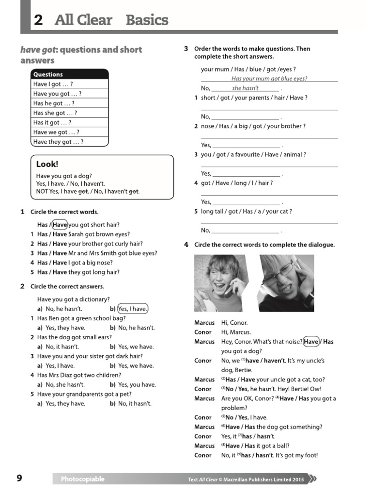 All Clear 3b Have Got Questions | PDF
