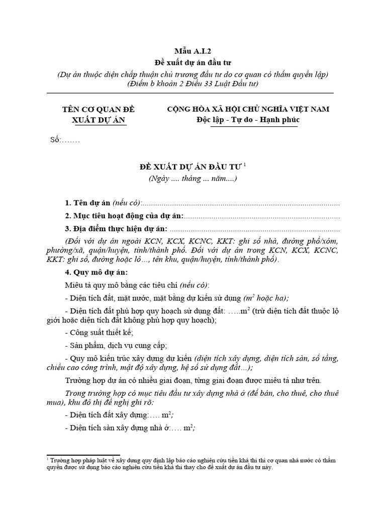Mẫu A.I.2 | PDF