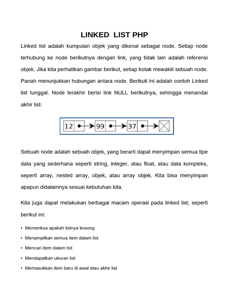 8 Linked List PHP | PDF 8 Linked List PHP | PDF