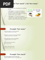 Ejemplos de How Many y How Much | PDF | Relaciones personales, crianza ...