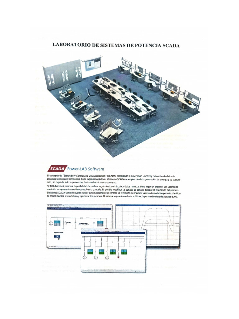 Laboratorio de Sistemas de Potencia SCADA | PDF