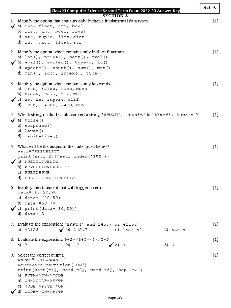 11CS T2 2022 23SetAMS | PDF | Control Flow | Software Development