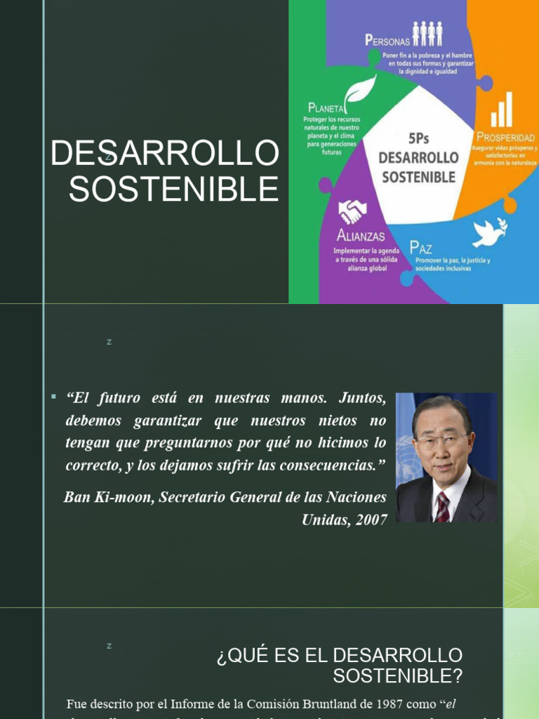 Desarrollo Sostenible | PDF | Sustentabilidad | Desarrollo sostenible