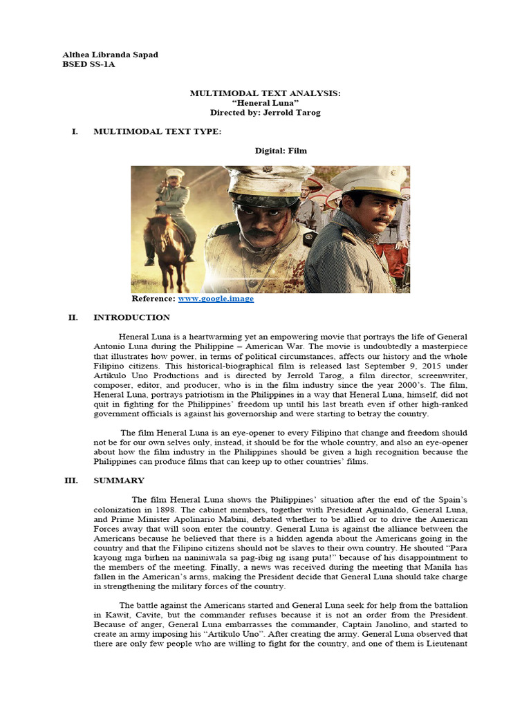 Multimodal Text Analysis - Sapad | PDF