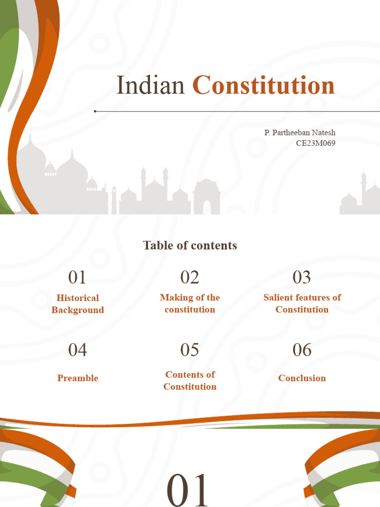 CE23M069 - Indian Constitution | PDF | Constitution | Statutory Law