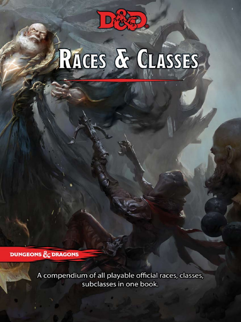 5e Races, Classes and Feats | PDF