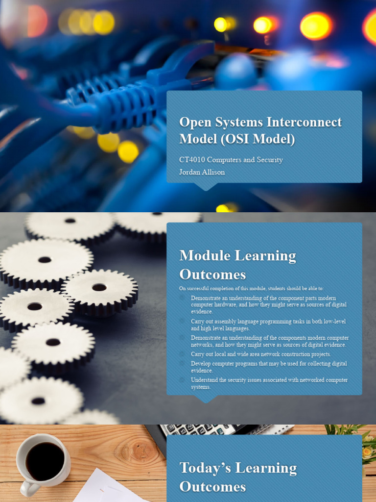 Slides - OSI Model | Download Free PDF | Computer Network | Osi Model