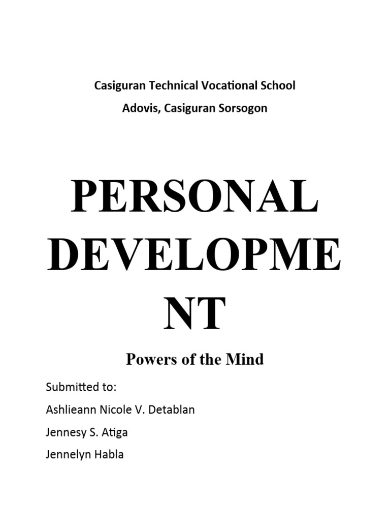 G12 PerDev Powers of The Mind | PDF | Brain | Cerebellum