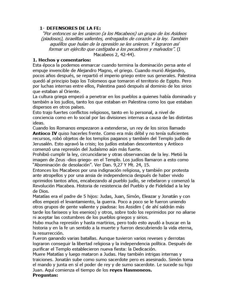10 Defensores de La Fe | PDF