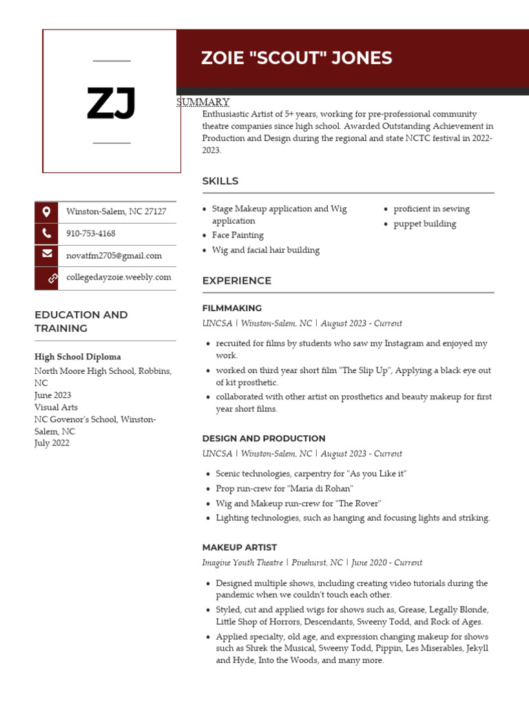 Zoiescout Jones Resume | PDF