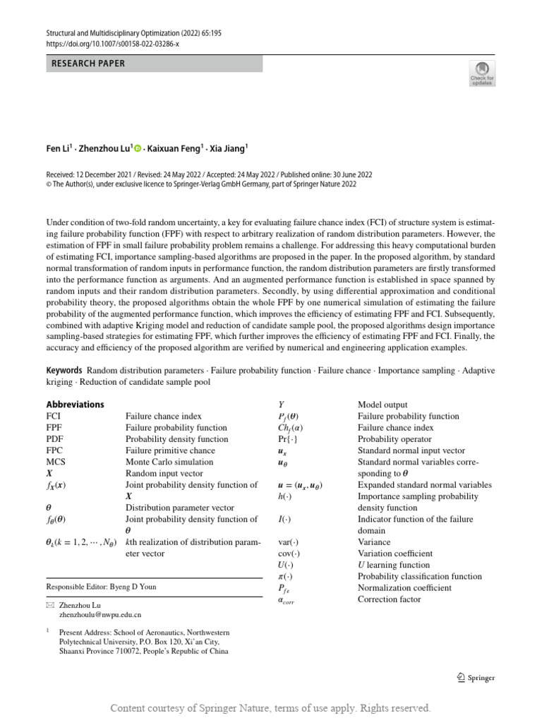 Importance Sampling-Based Algorithms For Efficient | PDF | Probability Density Function ...