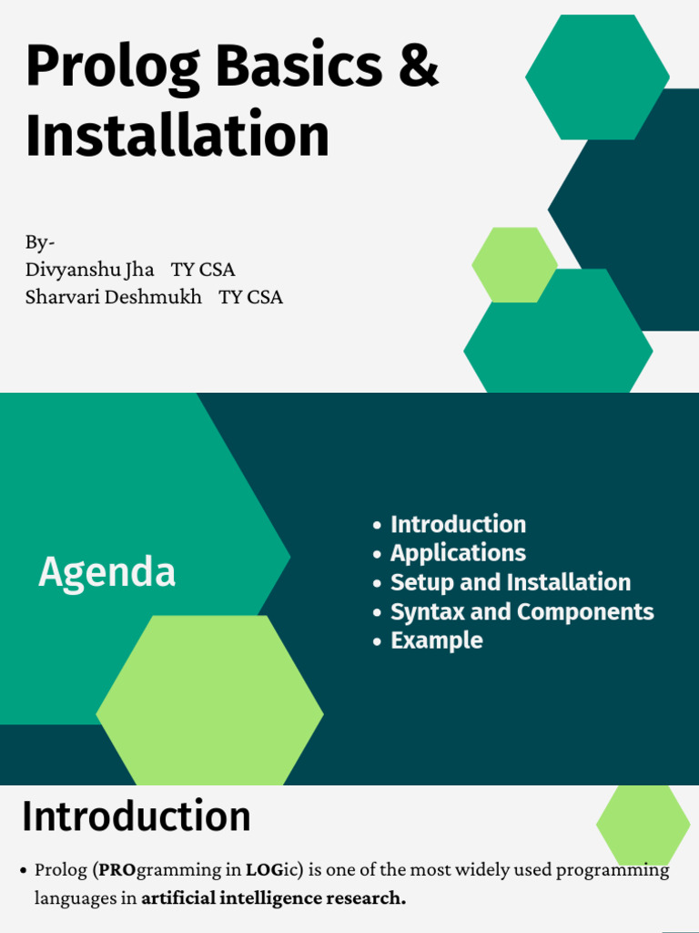 Prolog Basics and Installation | PDF | Mathematical Logic | Computer ... Prolog Basics and Installation | PDF | Mathematical Logic | Computer ...