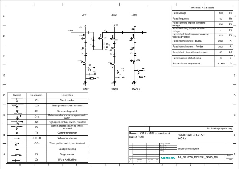 Technical Parameters: Siemens | PDF | Transformer | Electrical Equipment
