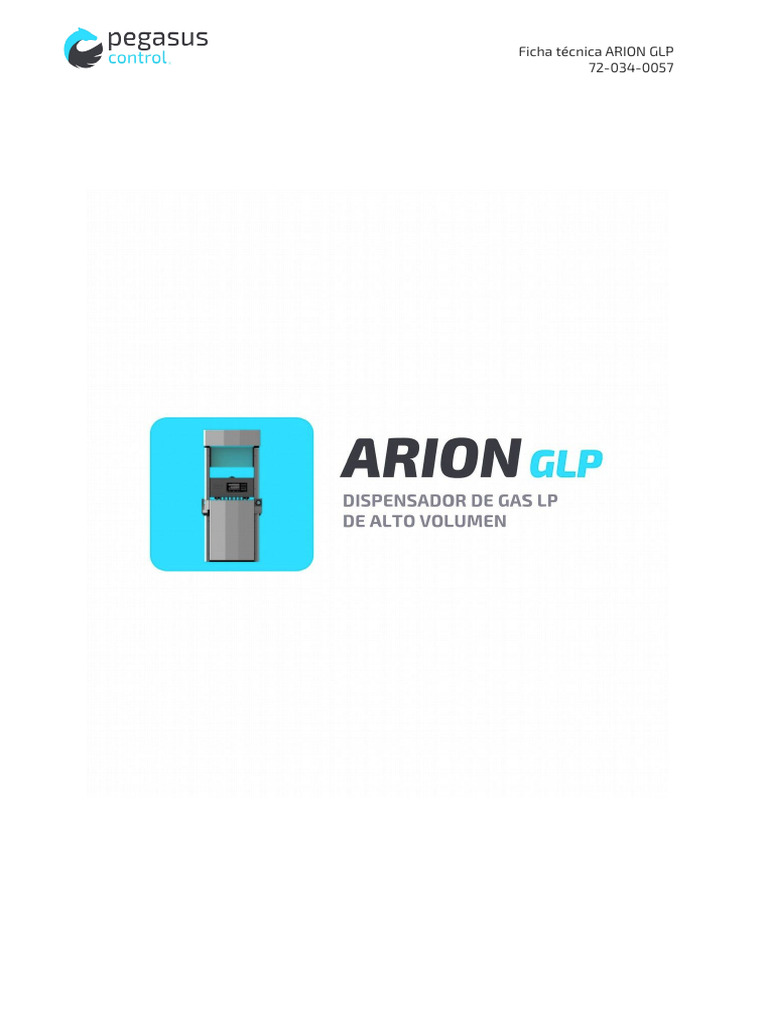 Arion GLP Ficha Tecnica 72 034 0057 | PDF | Ingenieria Eléctrica