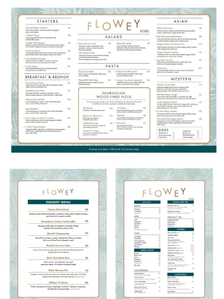 Menu Flowey SCBD (Sementara) | PDF