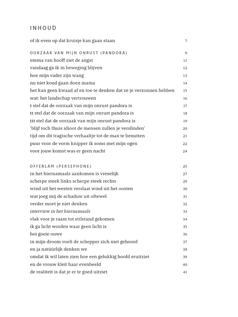 Emma Van Hooff Pandora | PDF
