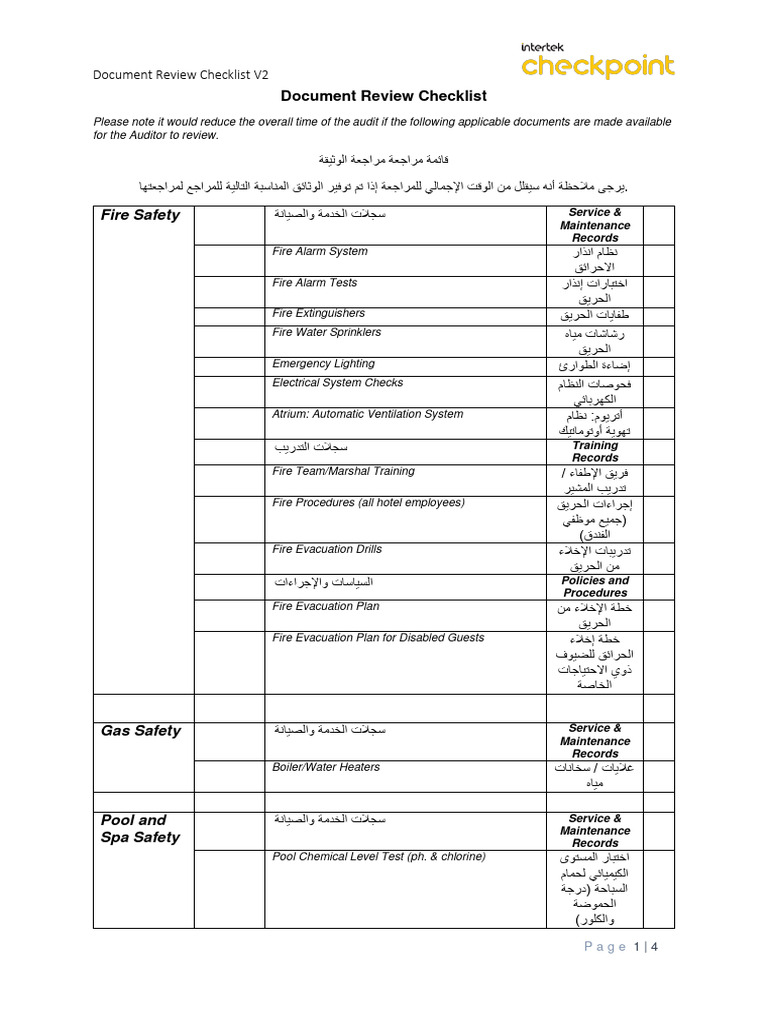 Crystal Checklist | PDF