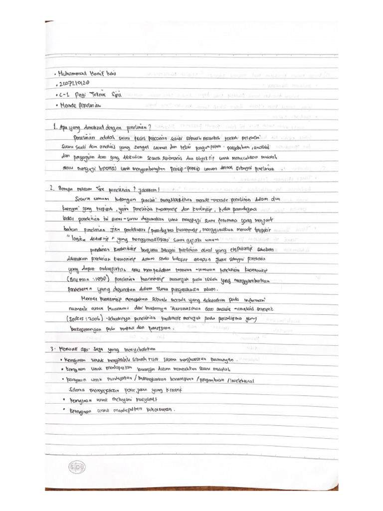 Muhammad Hanif Lubis - 2207210128 | PDF