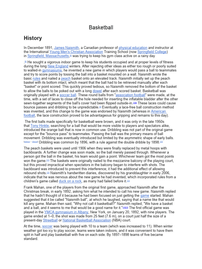 Basketball Topic | PDF | Sports | Team Sports