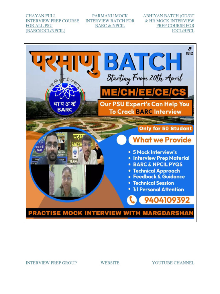 Ece Interview Question For Barc & Npcil | PDF | Operational Amplifier | Frequency Modulation