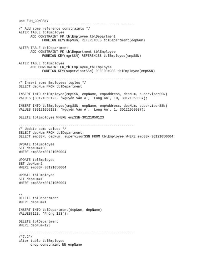 I2DB Ch7.sql | PDF | Software Design | Data Model