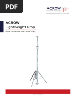 Acrow Prop Data Sheet - Scaffolding Supplies Limited | PDF | Nature