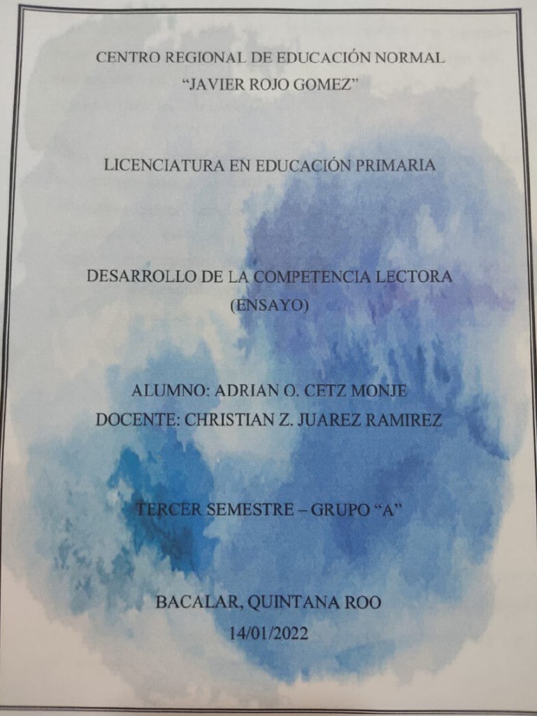 Actividad 27 (Ensayo) - Adrian Cetz. | PDF