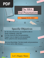 CSEC English A - Oral Presentation Notes Part 1 | PDF | Public Speaking ...