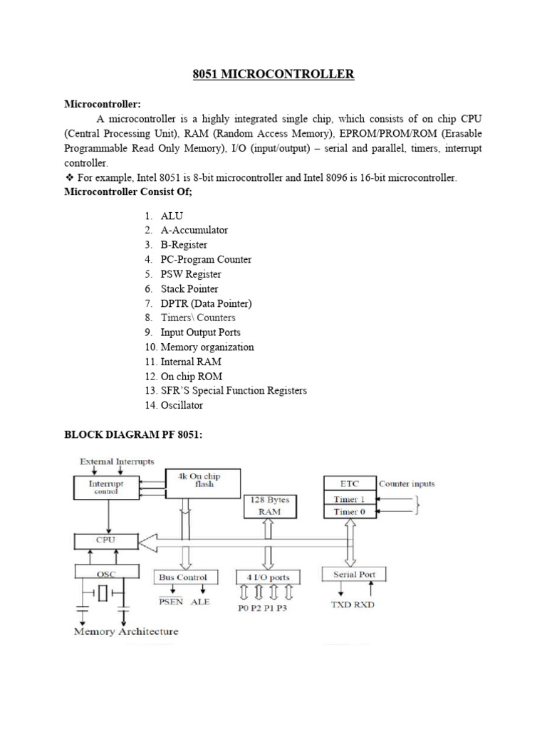 Test Material | PDF | Microcontroller | Random Access Memory