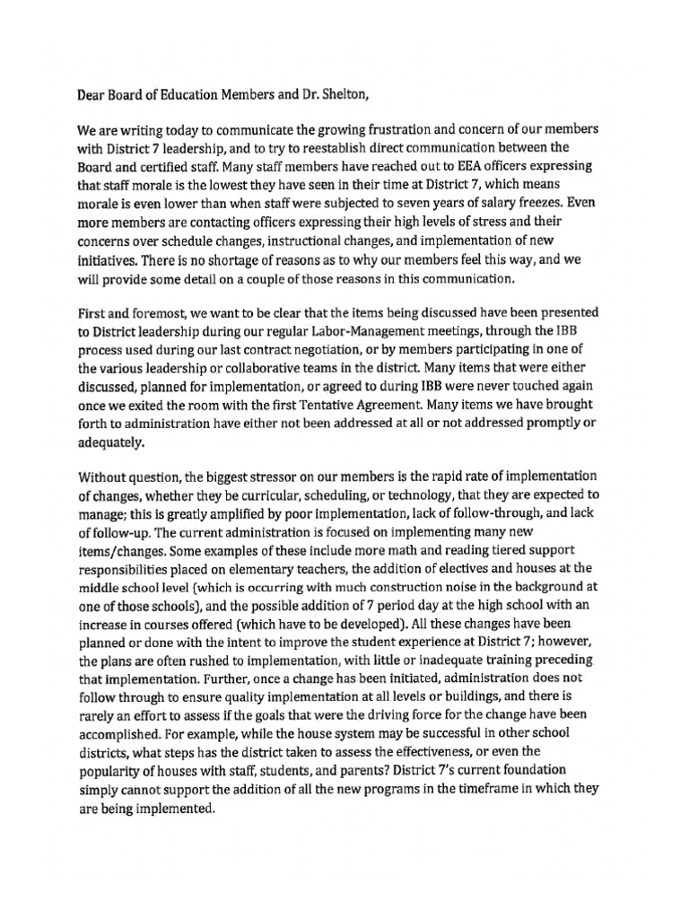 New EEA Letter | PDF