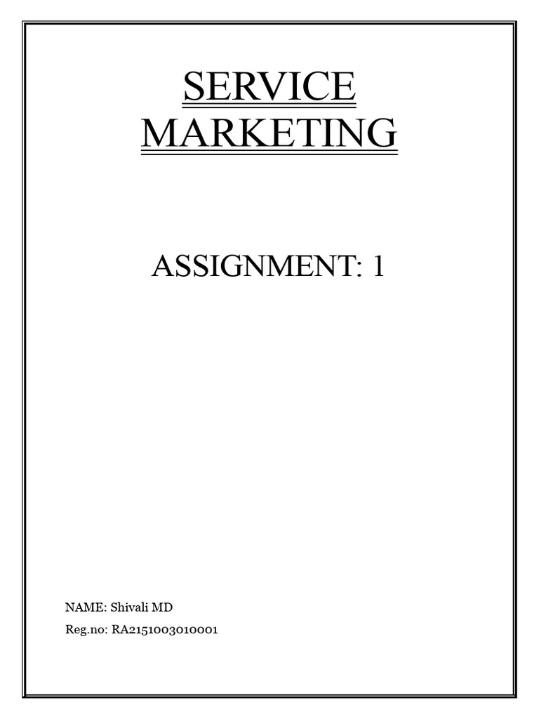 Service Marketing | PDF | Design
