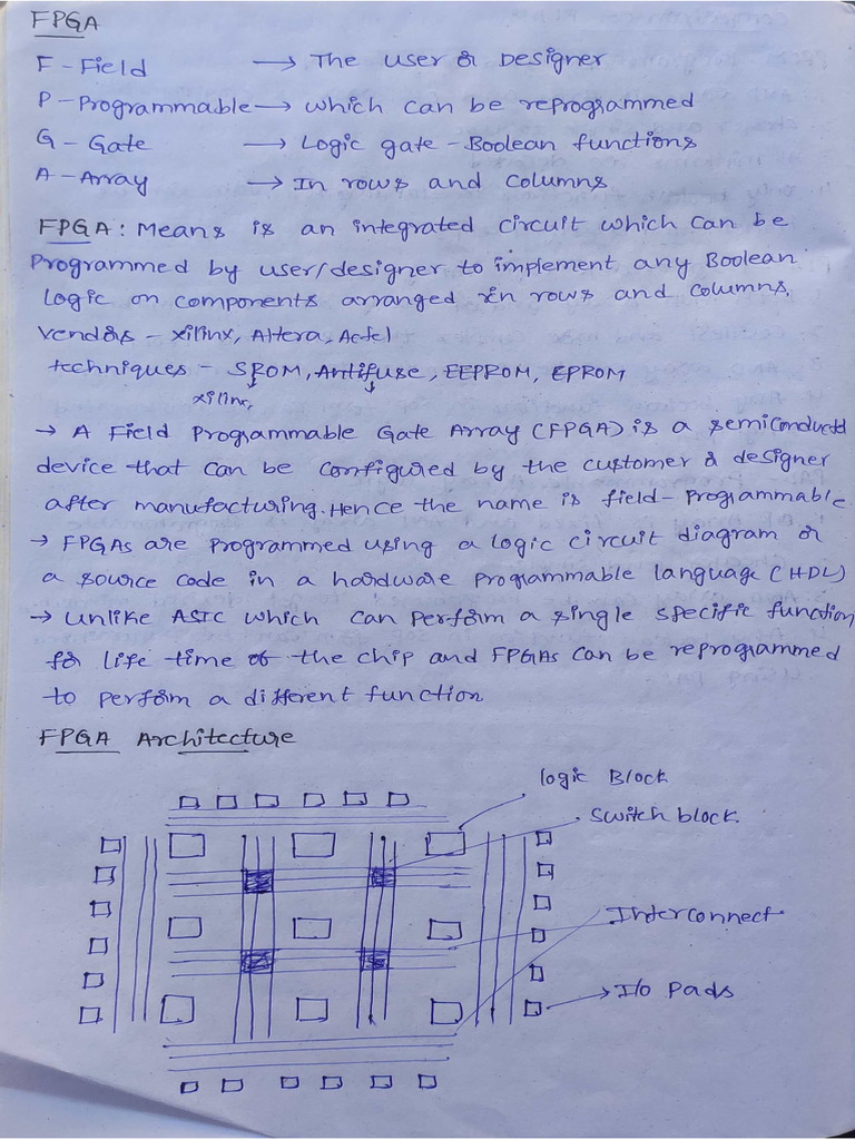 FPGA Handwritten Notes - Download VLSI For ALL App-3 | Download Free ... FPGA Handwritten Notes - Download VLSI For ALL App-3 | Download Free ...