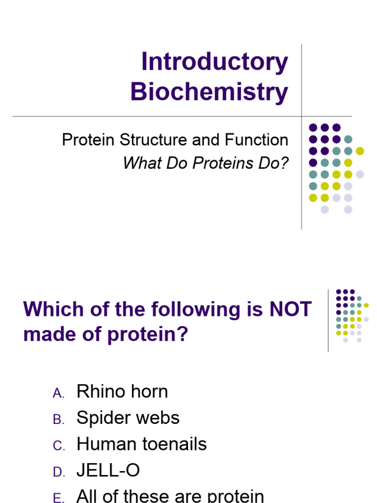 3a.protein Structure PartA Complete | PDF | Amino Acid | Cysteine