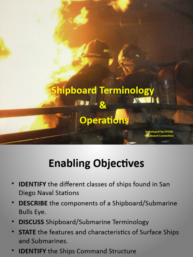 Shipboard Terms and Operations | PDF | Ships | United States Navy