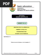 Setswana - T1 - Grade 6 MID-TERM ASSESSMENT | PDF