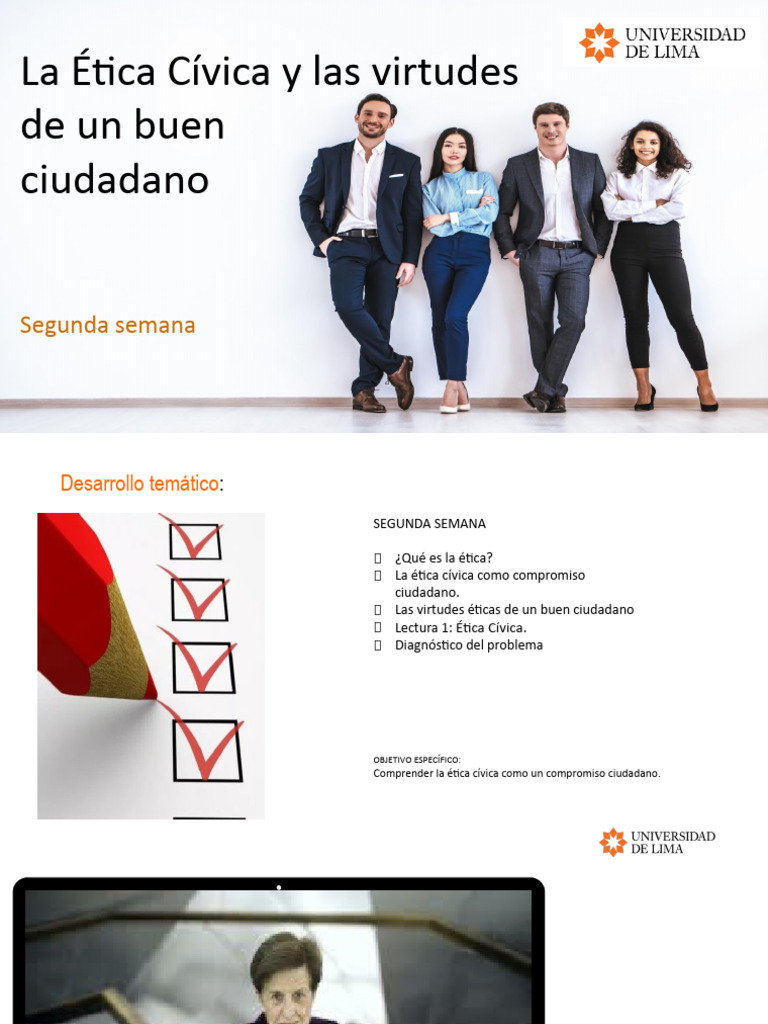 S2 La E-Tica Ci-Vica y Las Virtudes de Un Buen Ciudadano | PDF | Moralidad | Bienestar