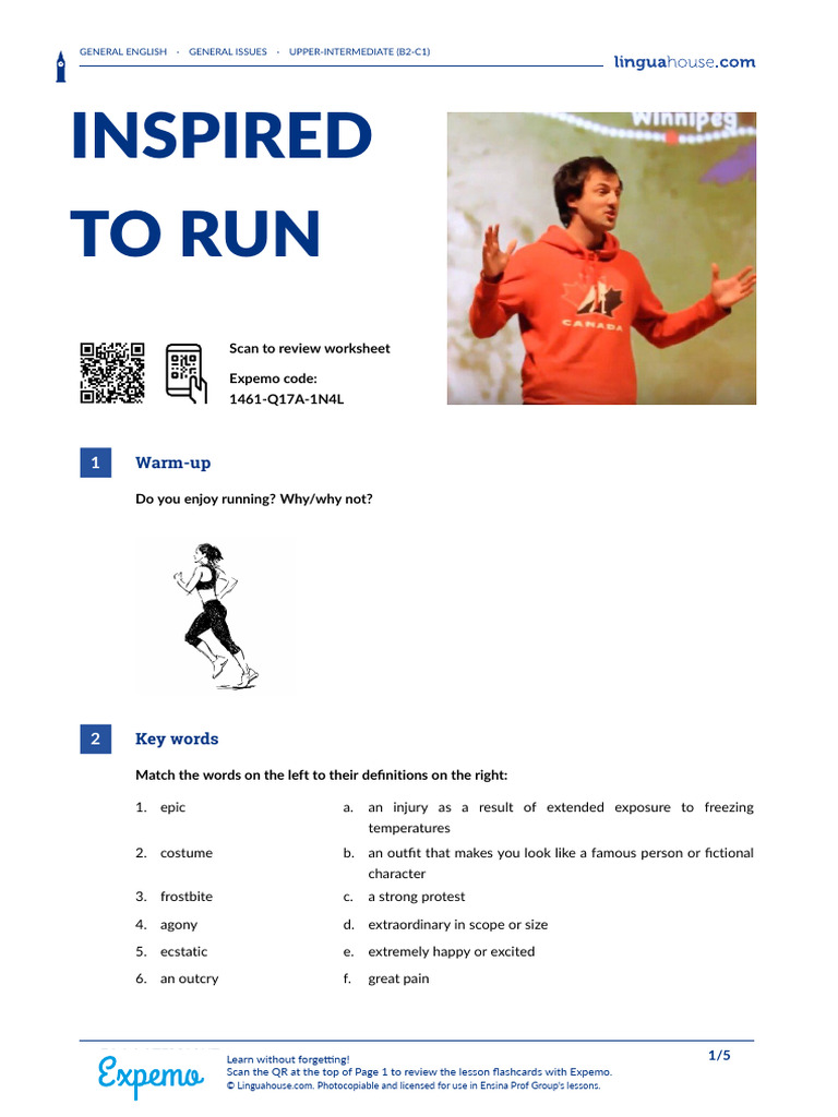 Inspired To Run American English Student Ver2 | PDF