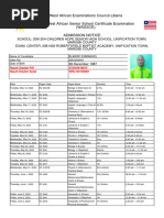 MayJune 2023 CSEC Timetable | PDF