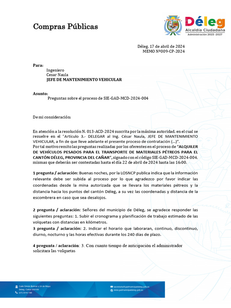 MEMO 009 IC 2024 Signed | PDF