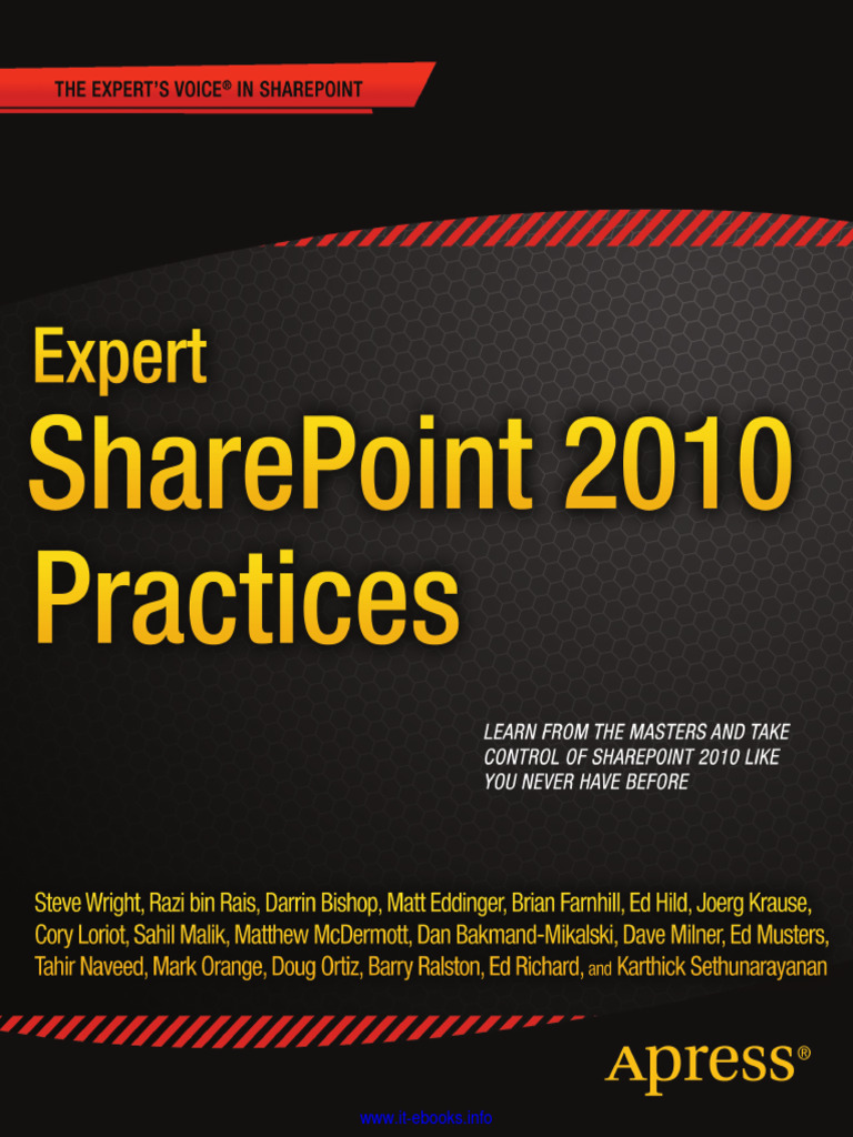 Expert SharePoint 2010 Practices | PDF | Share Point | Xml